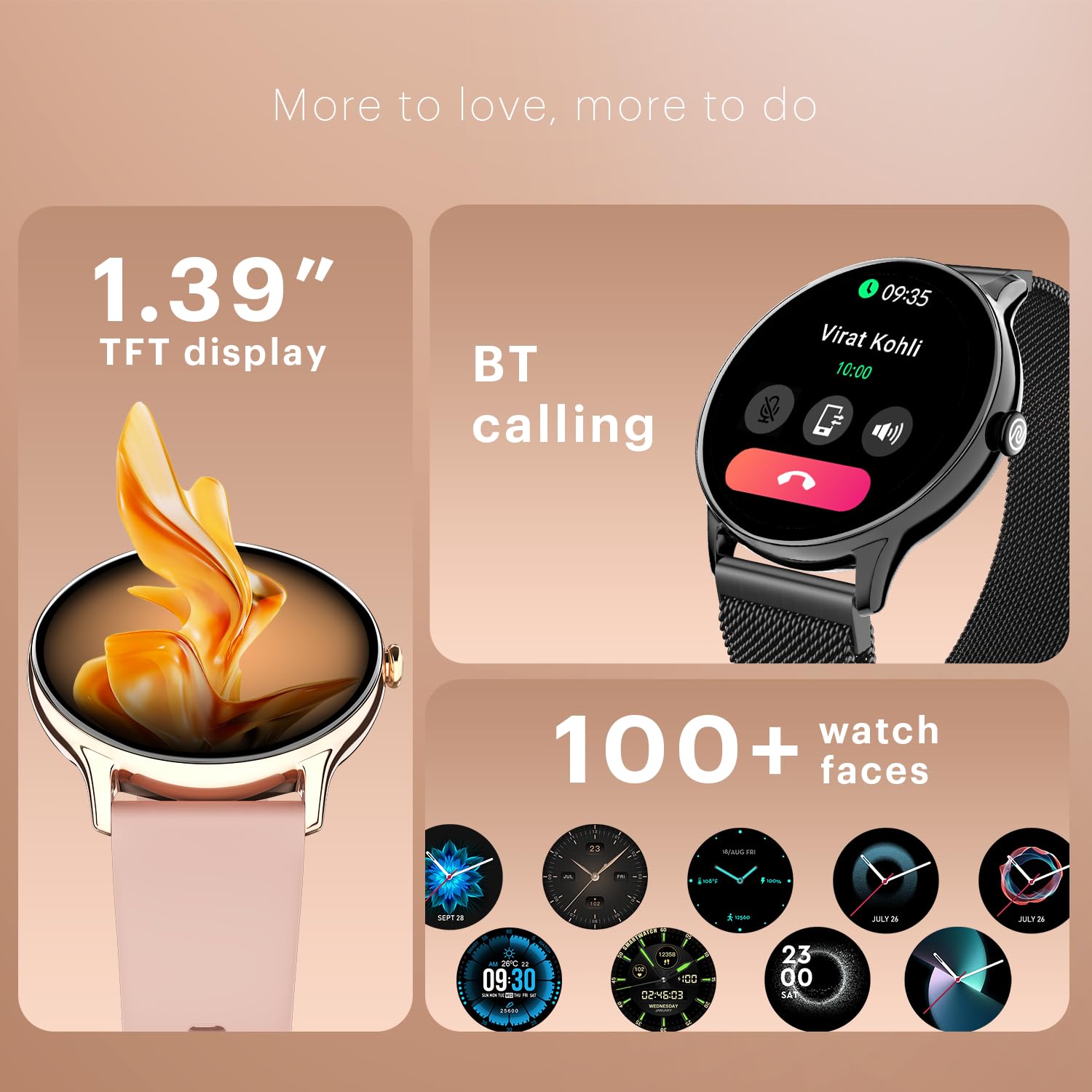 Noise Twist Go Smartwatch – Round Dial, BT Calling